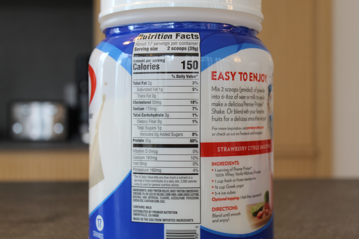 Premier Protein Review: 30g Protein Per Scoop, But What's the Catch?